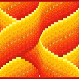 The Restless Wind Bargello Quilt Pattern - Etsy