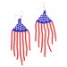 American Flag Earrings - Etsy
