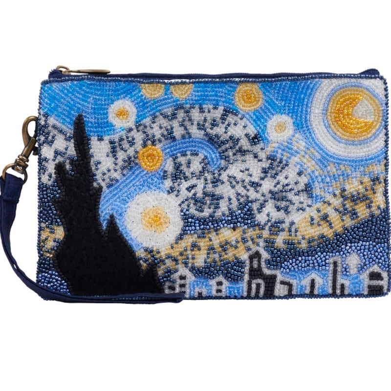 Starry Night Beaded Bag - Etsy