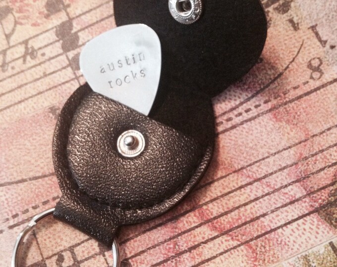 Personalized Guitar Pick Keychain Custom Made Hand | Etsy