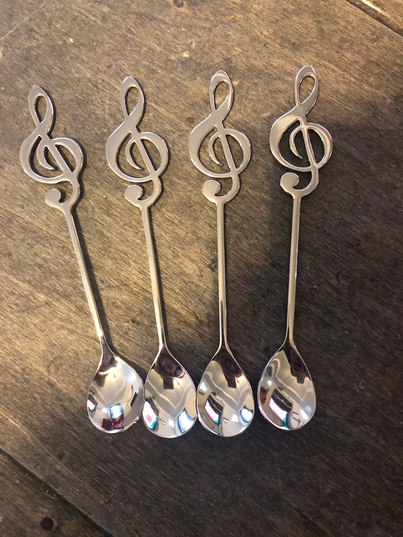 Music Treble Clef Spoon, Book Clip, Piano Gift, Guitar Gift, Ukulele ...