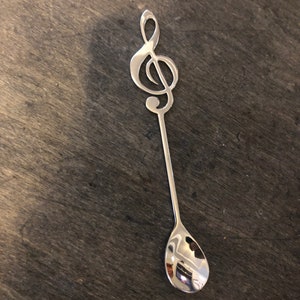Music Treble Clef Spoon, Book Clip, Piano Gift, Guitar Gift, Ukulele ...