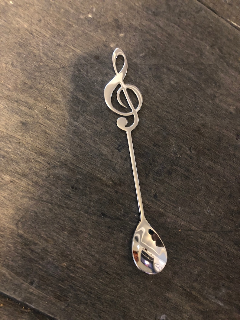 Music Treble Clef Spoon, Book Clip, Piano Gift, Guitar Gift, Ukulele ...