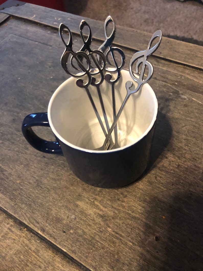 Music Treble Clef Spoon, Book Clip, Piano Gift, Guitar Gift, Ukulele ...