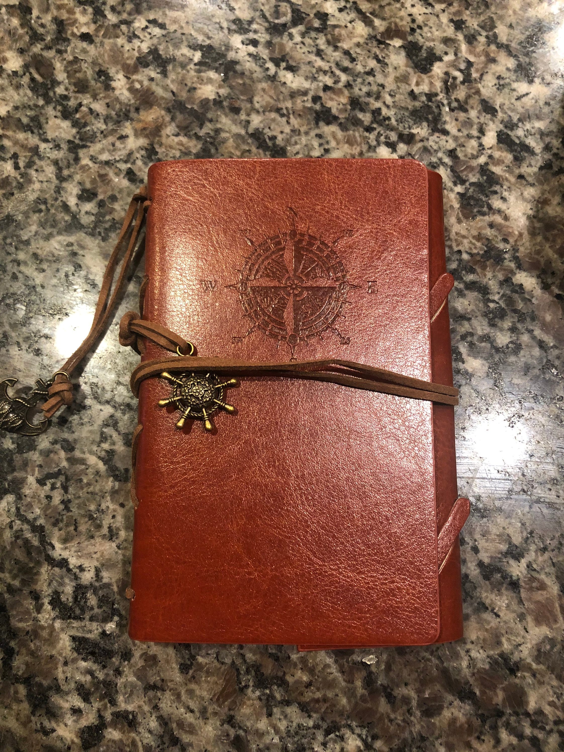 Personalized leather blank journal sketch book or songbook | Etsy