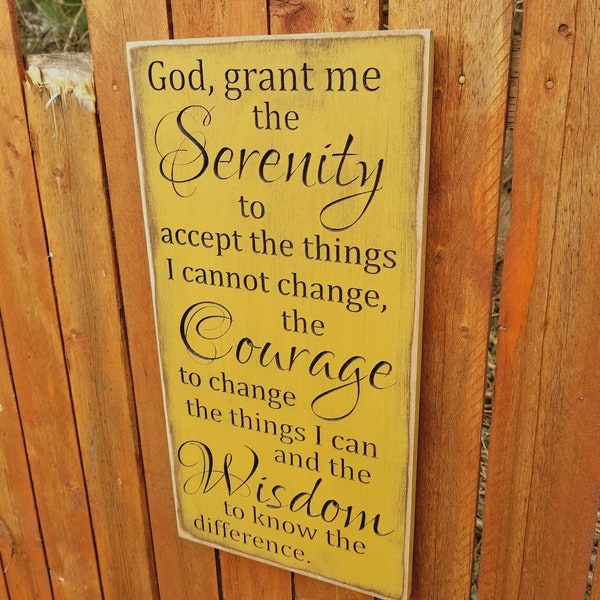 Serenity Sign - Etsy