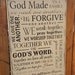 Custom Carved Wooden Sign God made us a Family We | Etsy