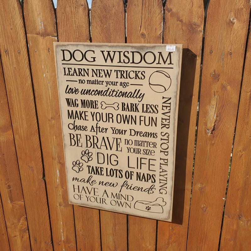 Dog Wisdom - Etsy
