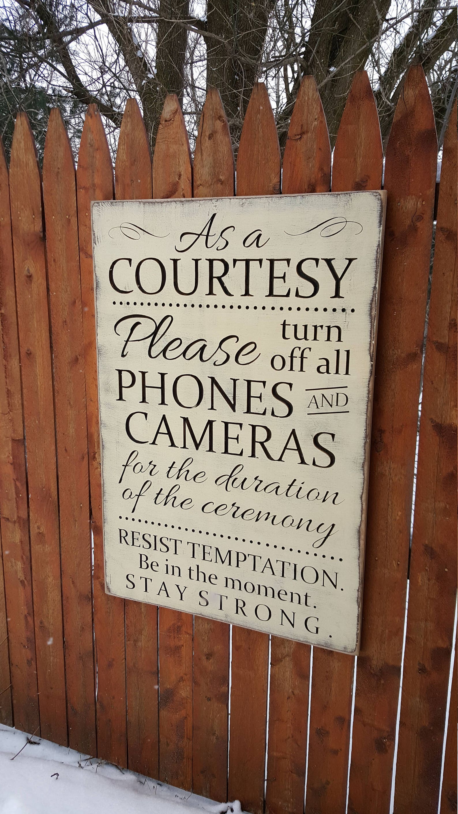 Custom Carved Wooden Sign as A Courtesy Please Turn - Etsy