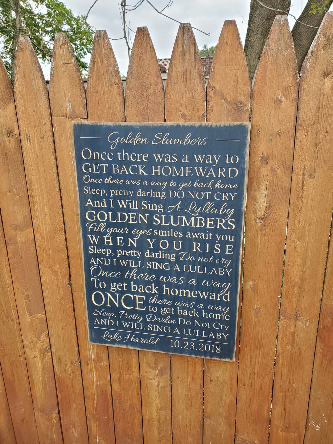 Personalized Carved Wooden Sign once There Was a Way - Etsy