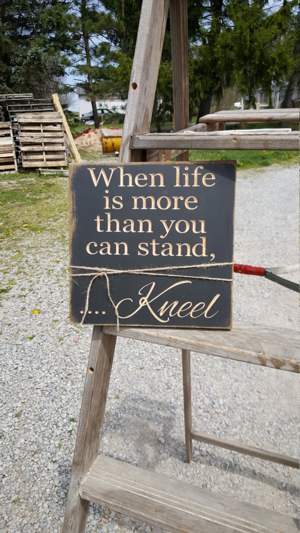 Custom Carved Wooden Sign when Life is More Than You - Etsy