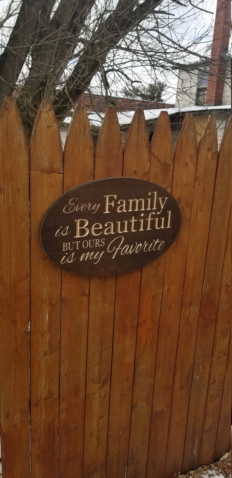 Custom Carved Wooden Sign every Family is Beautiful - Etsy