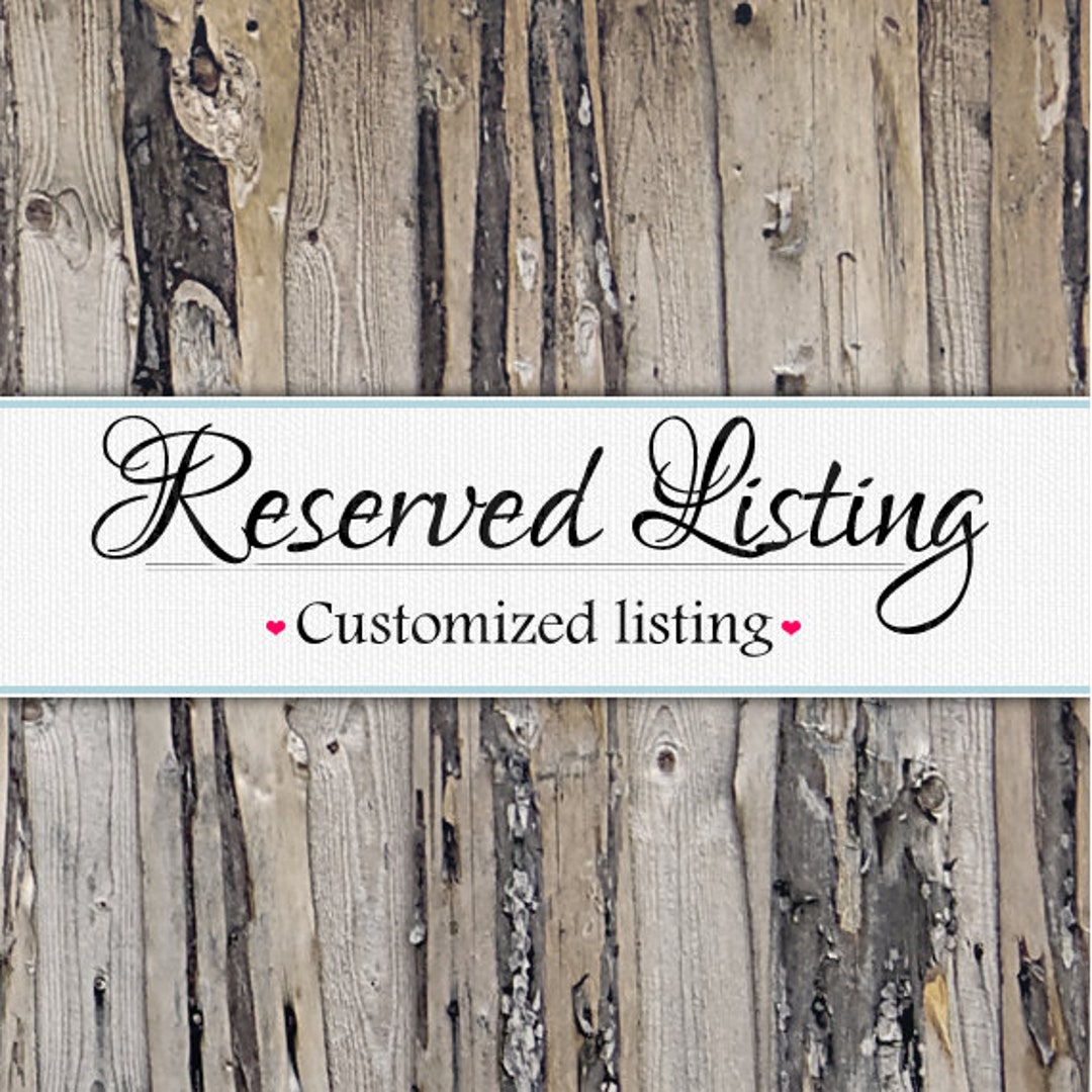 Reserved Listing 10x30 - Etsy
