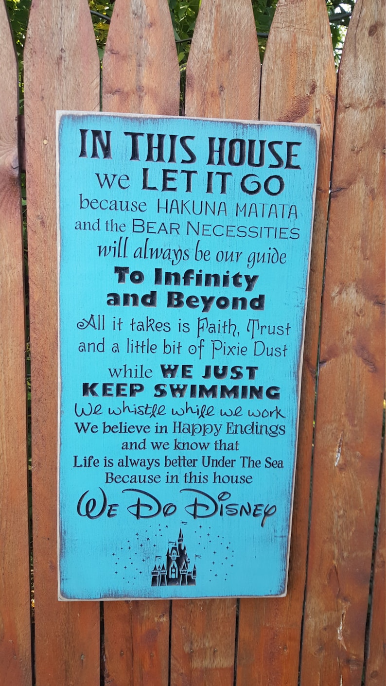 Custom Carved Wooden Sign in This House WE DO - Etsy