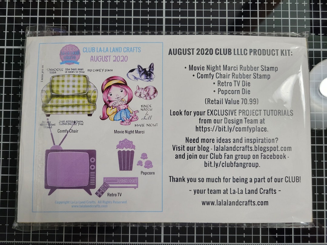 Movie Night Marci Stamp and Die Kit - Etsy