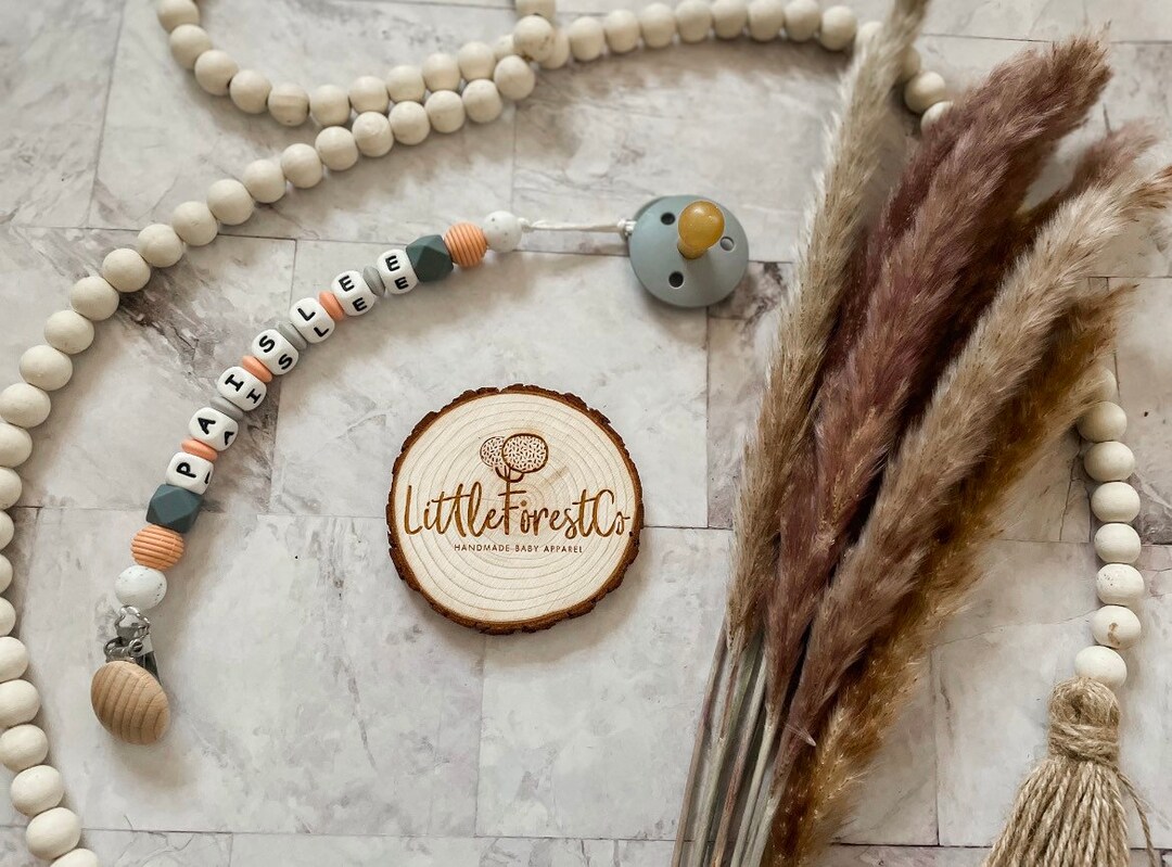 Personalized Name Pacifier Clips | Custom Pacifier Clips | Name ...