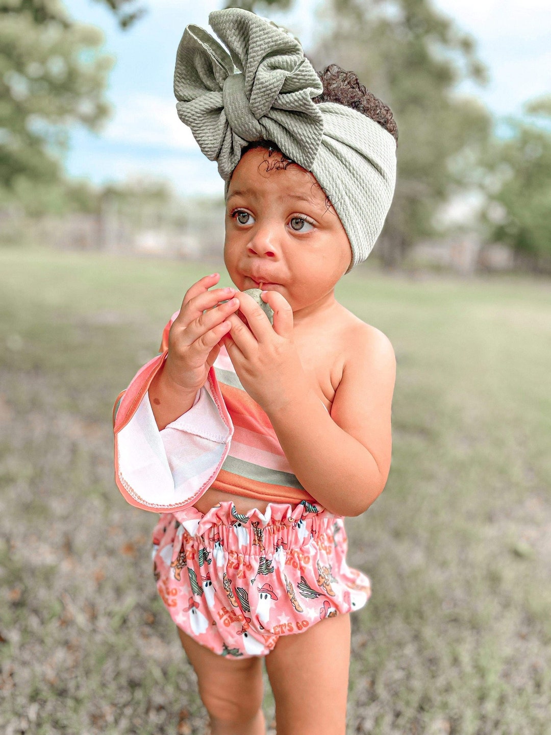 Messy Bow Wrap | Messy Wrap | Big Bow Headwraps - Etsy