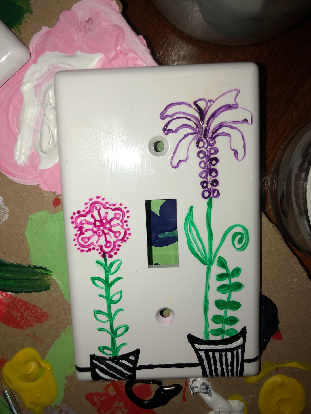 Hand Painted Light Switch Covers - Etsy