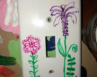 Hand Painted Single Switch Light Switch Covers - Etsy