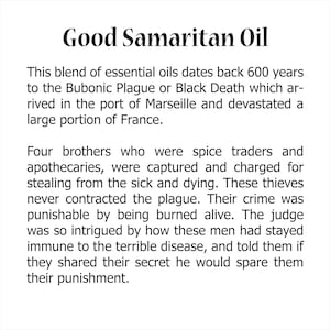 Good Samaritan Oil 15ml Bottle and the Good Samaritan Prayer Card - Etsy