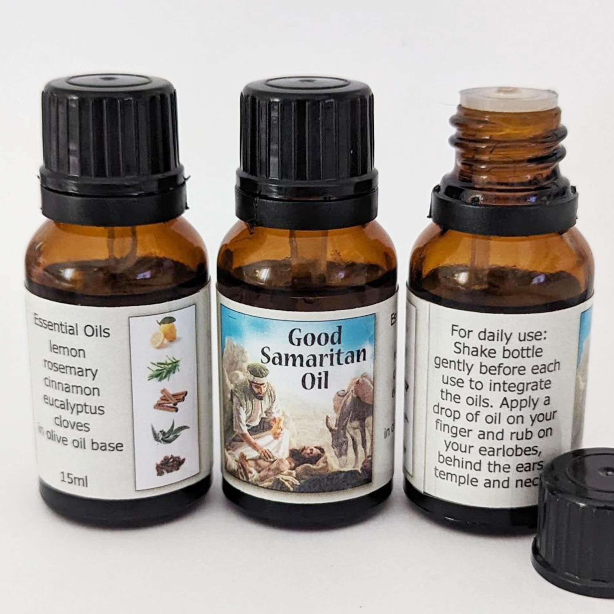 SPIRITUAL OIL Set of 2 - Good Samaritan Oil 15ml and St Michael Oil ...