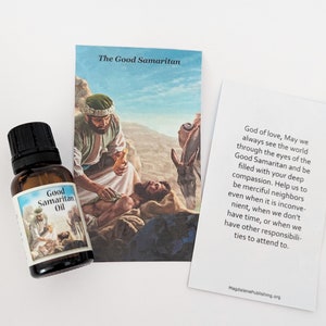 Good Samaritan Oil 15ml Bottle and the Good Samaritan Prayer Card - Etsy