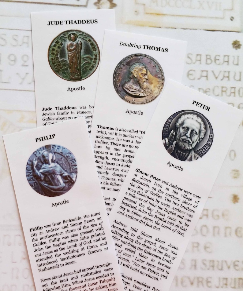 Bookmarks - the 12 Apostles - Etsy