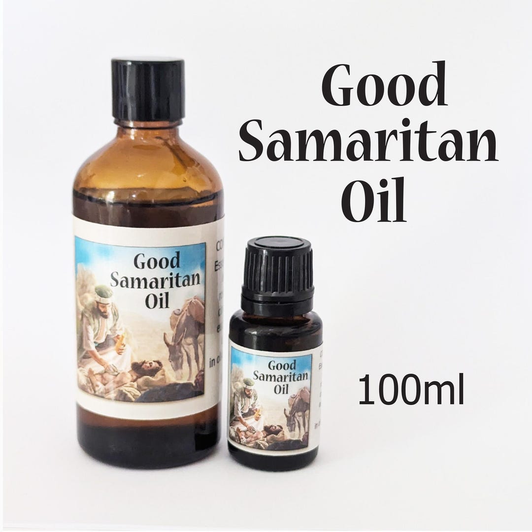 Large Good Samaritan Oil 100ml Bottle and the Good Samaritan Prayer ...