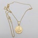 Our Lady of Fatima 16mm, Three Children of Fatima, 18K Gold Vermeil ...