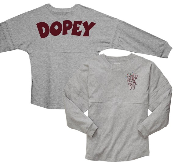 Disney Dopey Jersey/ Seven Dwarfs Dopey Spirit Shirt/ Disney | Etsy