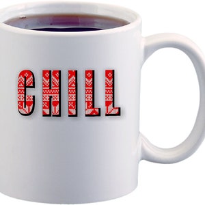 Netflix and Chill Coffee Mugs / Red and White Christmas Sweater Netflix ...