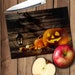Halloween Jack Olantern Cutting Board/ Outdoor Pumpkins With - Etsy