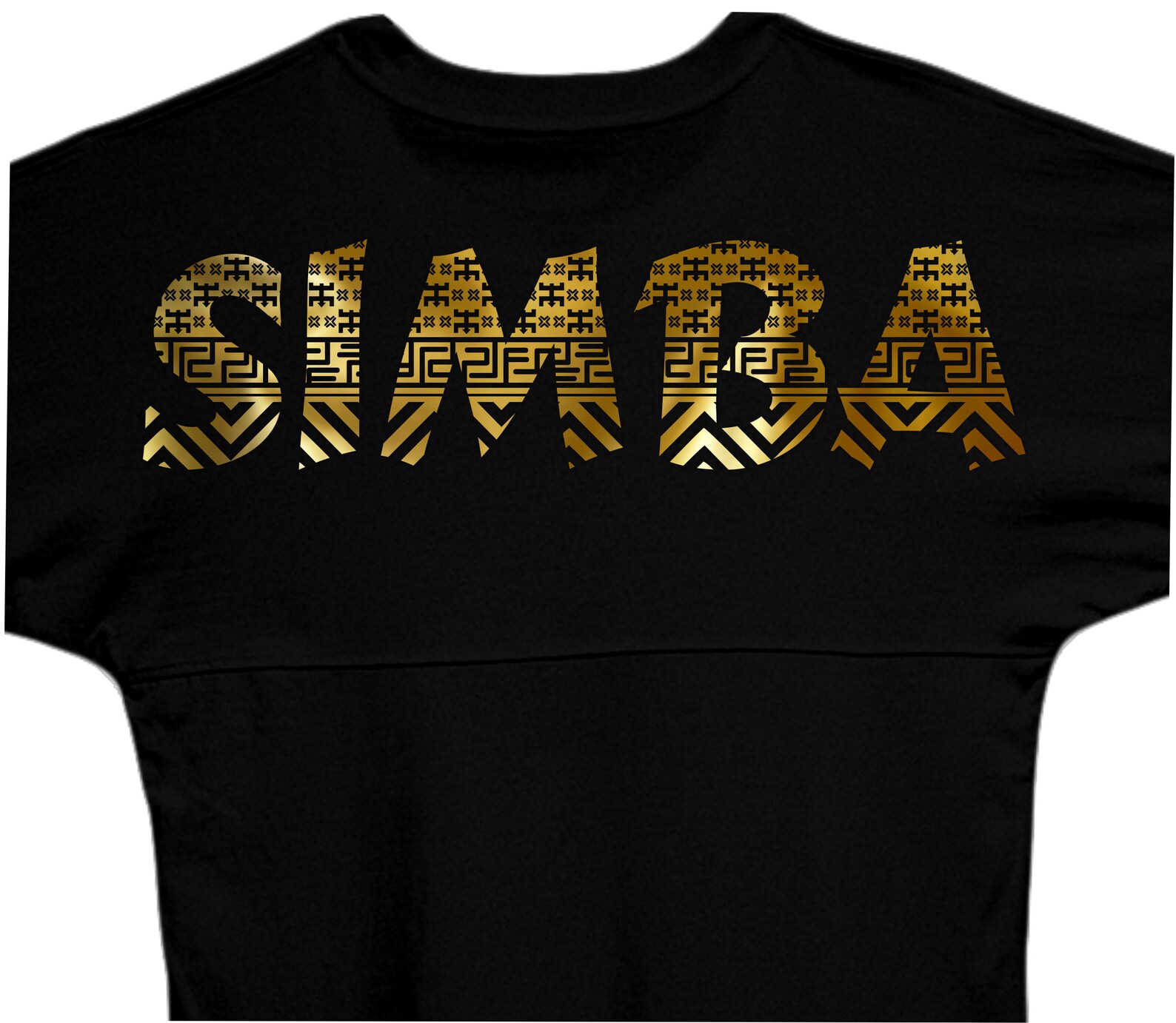 Disney Lion King Simba Jersey/ the Lion King Spirit Shirt/ Gold African ...