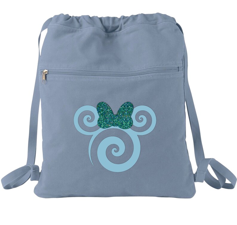 Disney Aqua Minnie Mouse Backpack/ Arendelle Swirl Minnie | Etsy