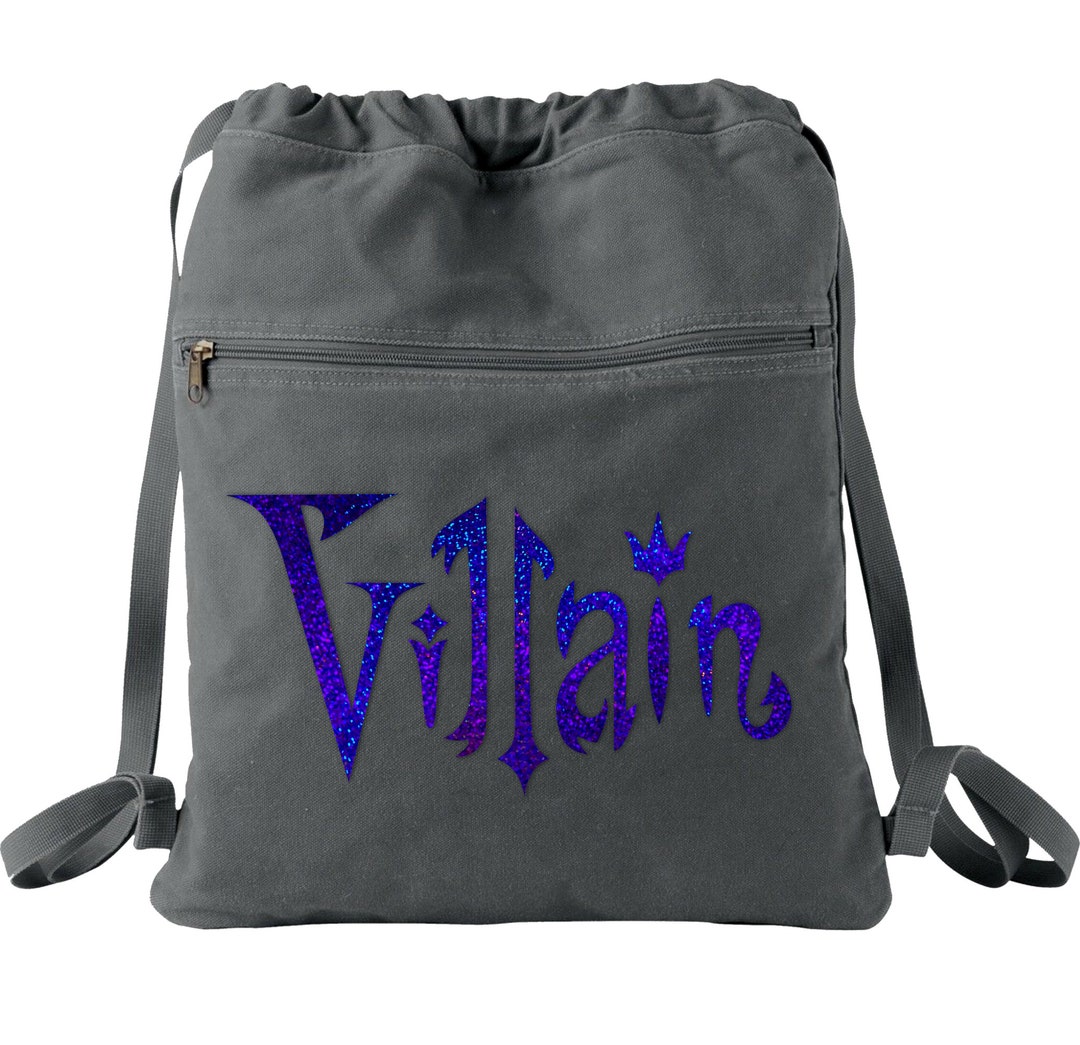 Disney Villain Backpack/ Blue Holographic Evil Villain Disney Vacation ...