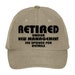 Retirement Hat Gift Funny Retired Baseball Cap Retirement - Etsy UK
