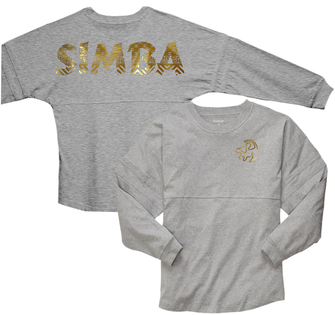 Disney Lion King Simba Jersey/ the Lion King Spirit Shirt/ - Etsy