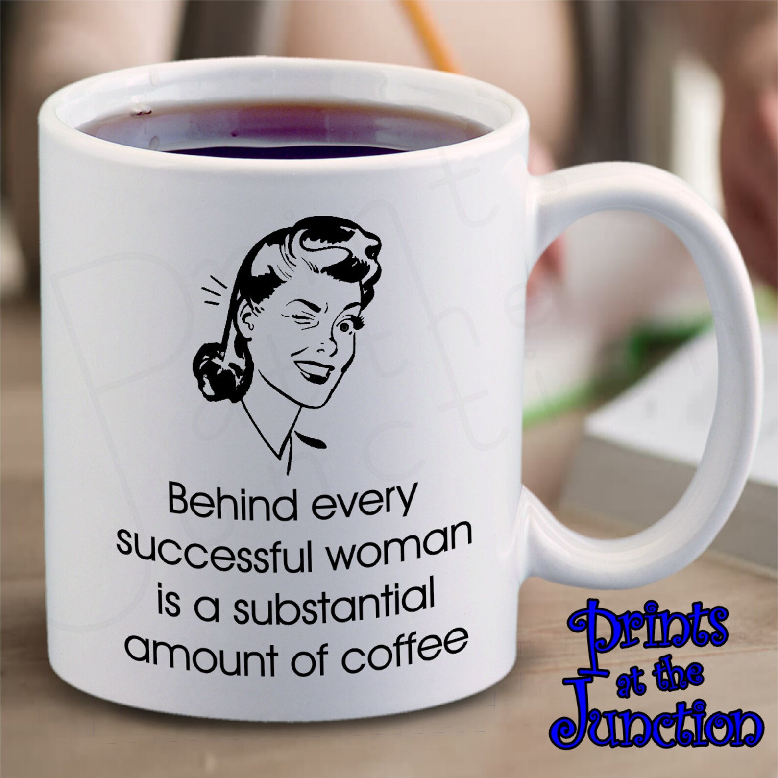 Successful Woman Mug Gift/retro Meme Coffee Mug/behind Every Successful ...
