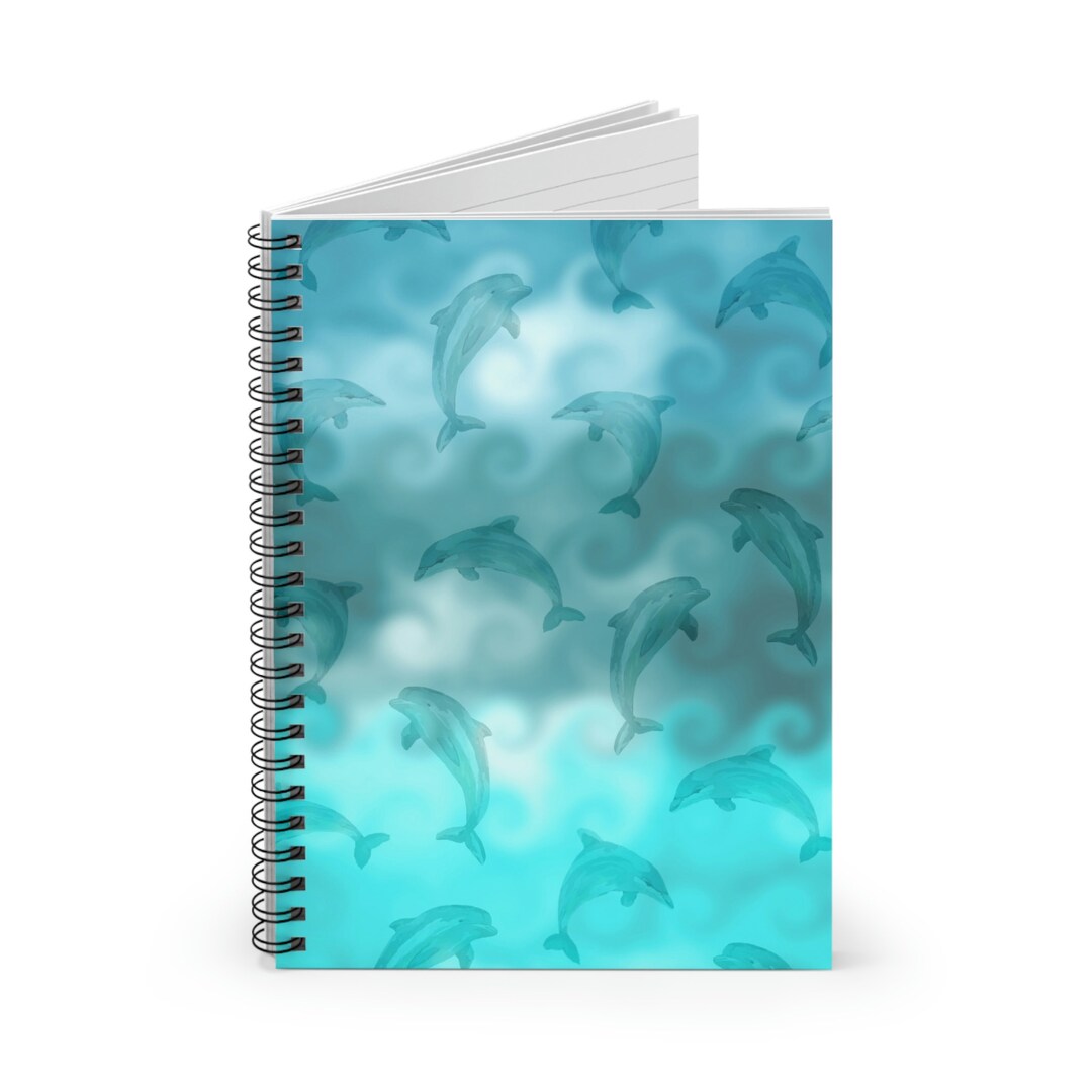 Nautical Journal/ Dolphins and Blue Ocean Waves Coastal Tropical Summer ...