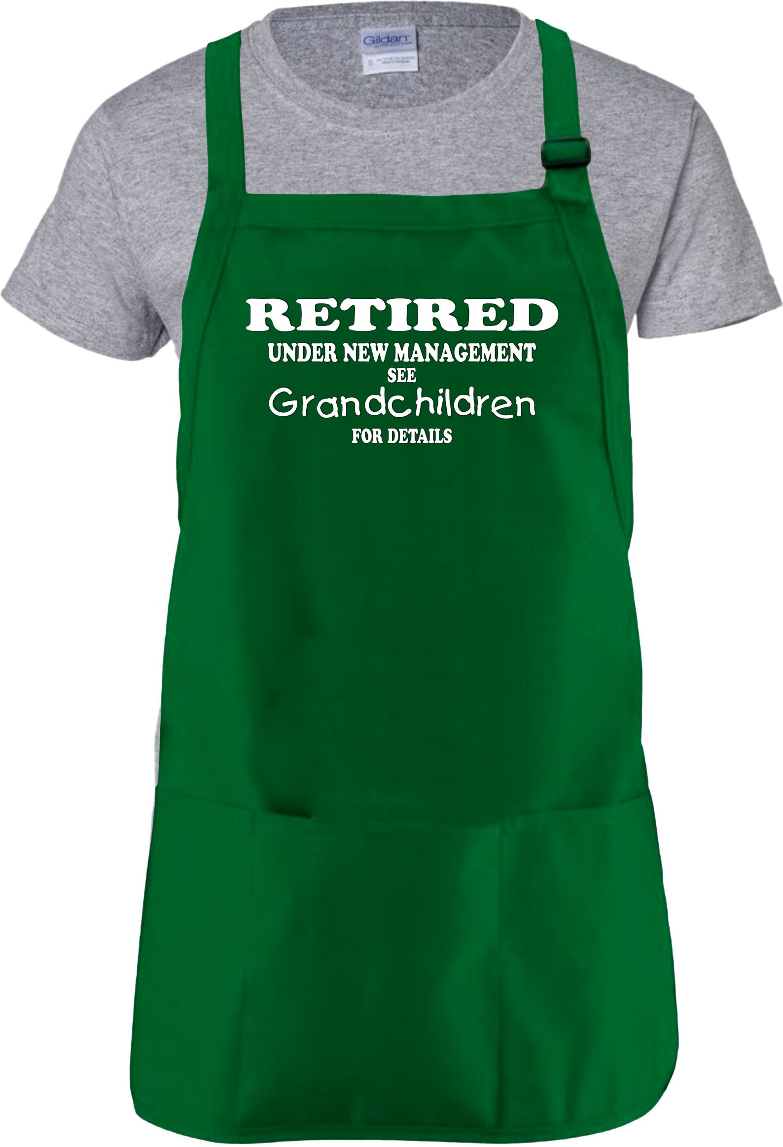 Retirement Apron Gift/ Retired Under New Management See - Etsy