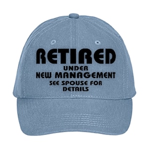 Retirement Hat Gift, Funny Retired Baseball Cap, Retirement Party Gift ...