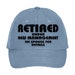 Retirement Hat Gift, Funny Retired Baseball Cap, Retirement Party Gift ...