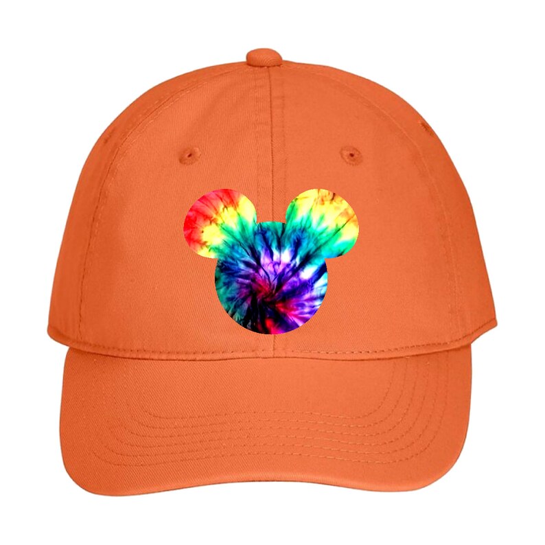 Disney Hat/ Mickey Mouse Tie Dye Hat/ Disney Mickey Rainbow | Etsy