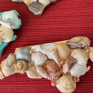 Magnet, State of North Carolina Embellished W/seashells, Souvenirs ...