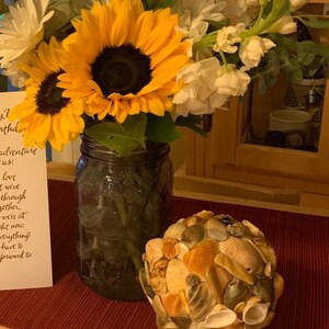 Seashell Spheres, Balls, Shell Decorations, Gifts, Beach Decor, Table ...