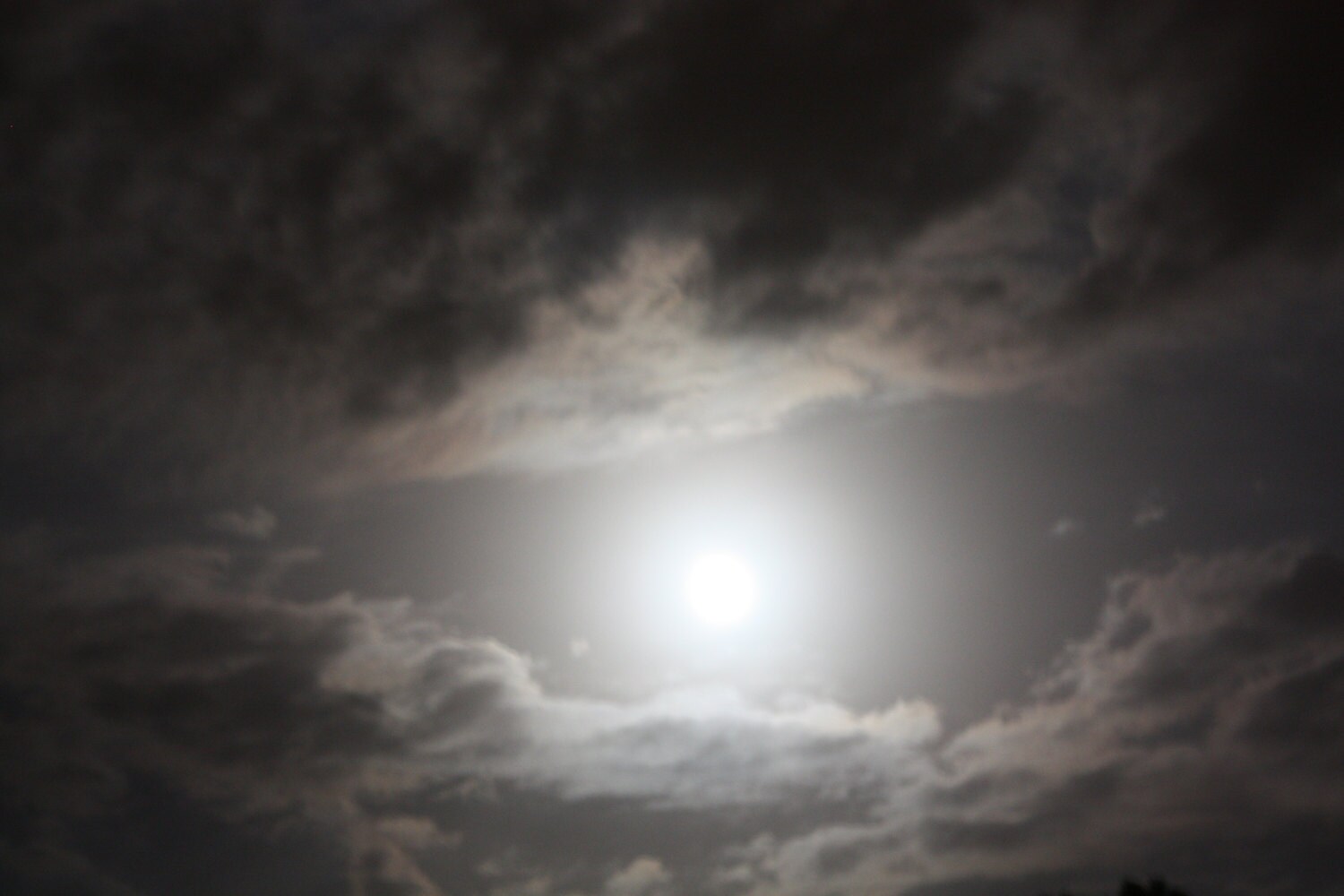 Moon and Clouds Sky Photography Print, Full Moon Print, Eye in the Sky ...
