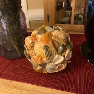 Seashell Spheres, Balls, Shell Decorations, Gifts, Beach Decor, Table ...