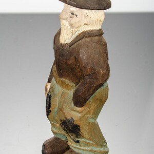 Folk Art Carved Wood Standing Man Figure 6" - Etsy