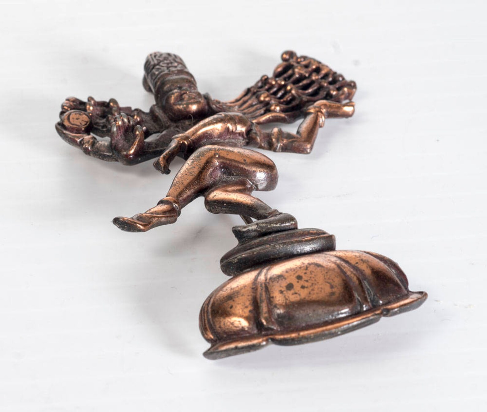 Copper Coated Hindu Deity Brooch - Etsy