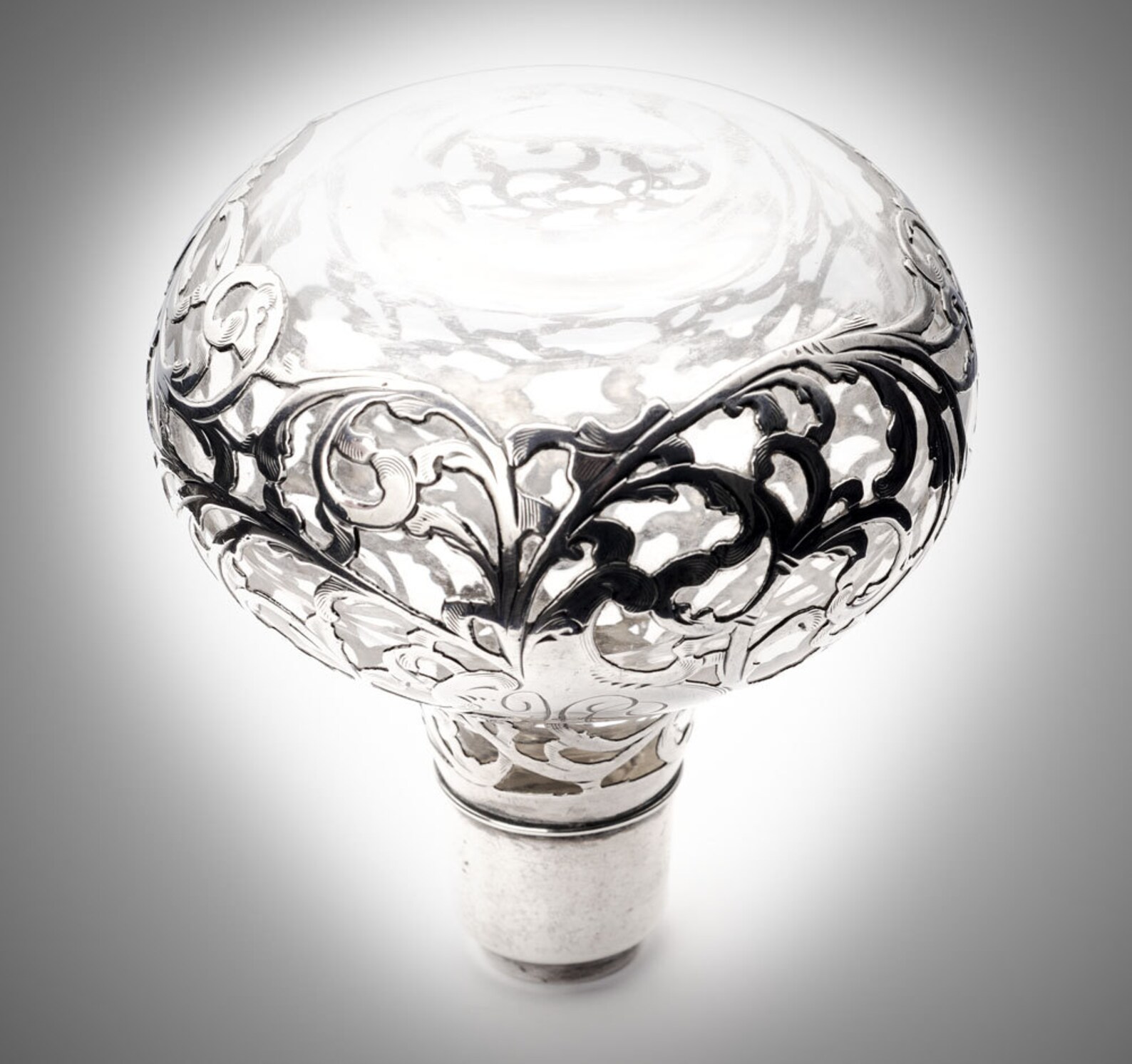 Sterling Overlay Perfume Bottle Minus Atomizer - Etsy